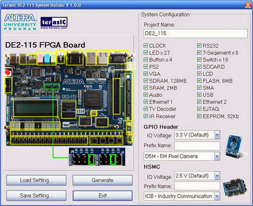 Kit Altera DE2-115 - Mạch Thí Nghiệm FPGA | Kit Board Mạch Phát Triển