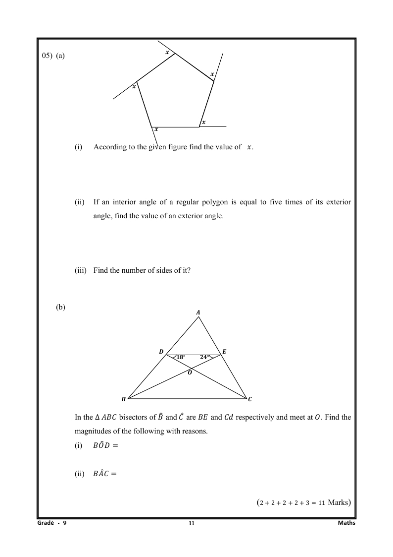 Grade 9_Maths_2018_3rd Term_NP - www.lkedu.lk