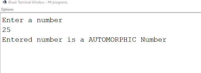 JAVA : PROGAMMING SOLUTION: Write a program to input a number and check ...