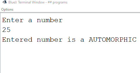JAVA : PROGAMMING SOLUTION: Write a program to input a number and check ...