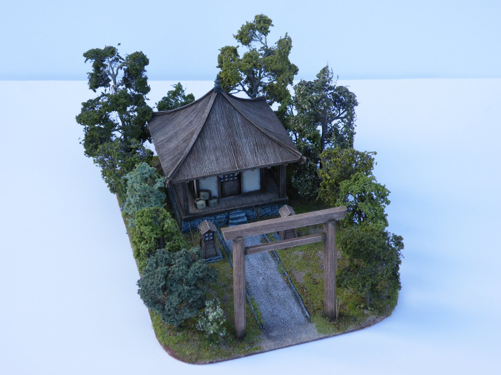 Jimbibblyblog: 28mm Samurai terrain (roadside shrine)