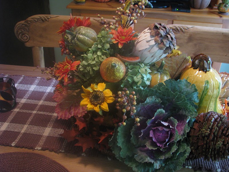 Designs by Pinky: ~~~Nature's Bounty Centerpiece~~~
