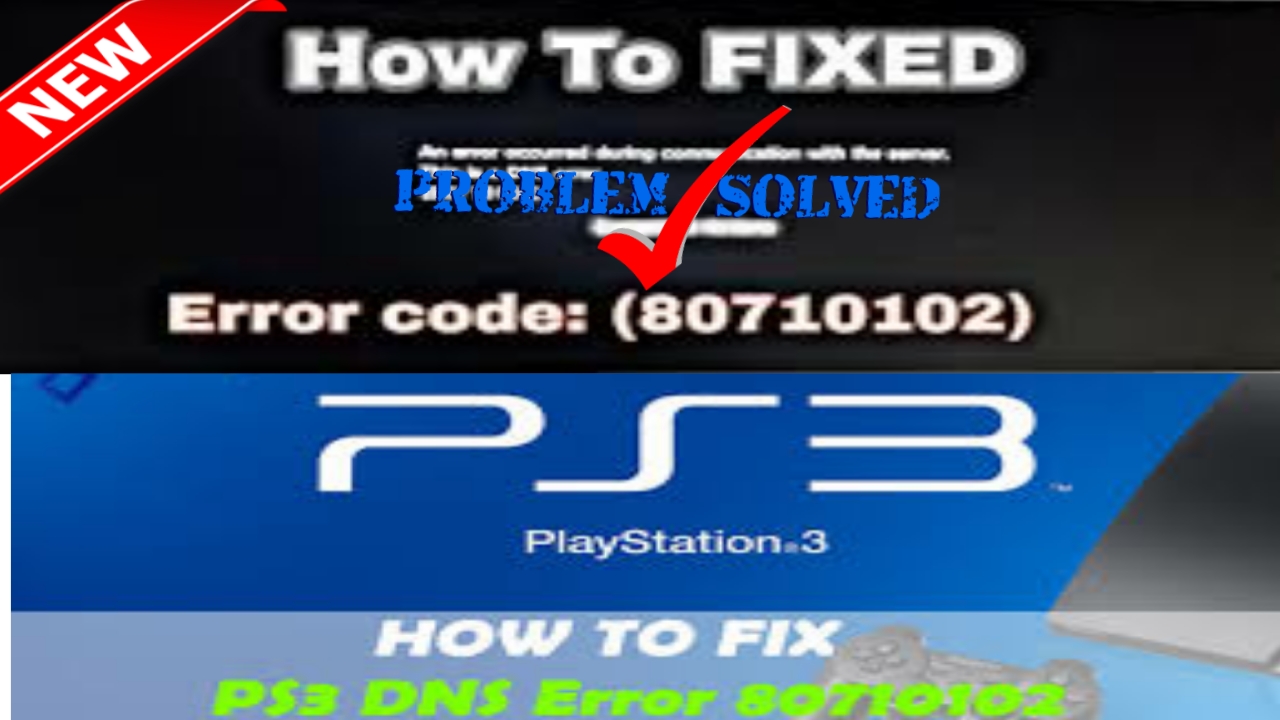 {100% fixed} dns error ps3-How to fix error code 80710102 PS3 (solved ...