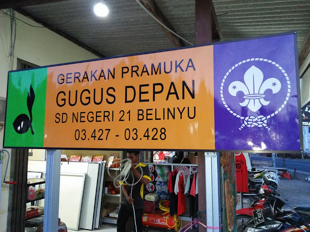 PLANG NAMA GUGUS DEPAN PRAMUKA - KIREINA MEDIA