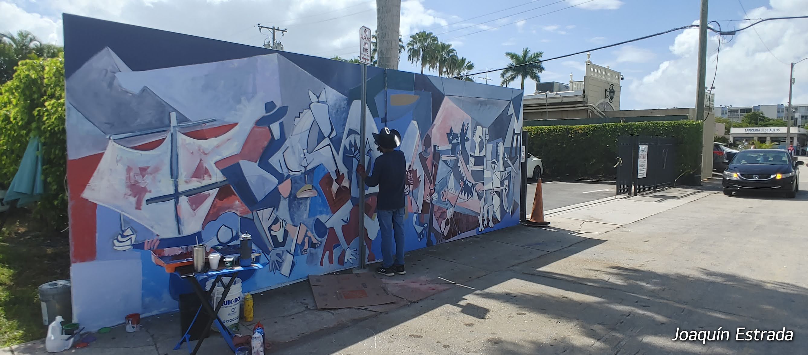 Gaspar, El Lugareño: Roberto Márquez, artista mexicano, está realizando ...