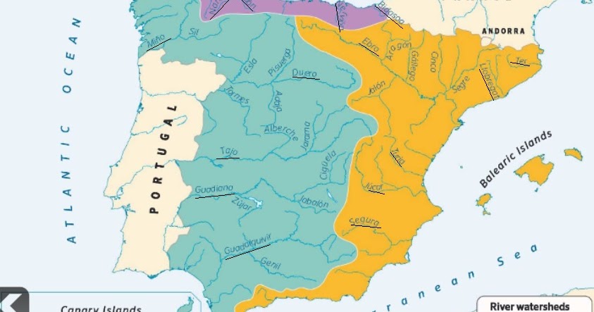 Blog for 3rd graders of Primary Education: THE RIVERS OF SPAIN