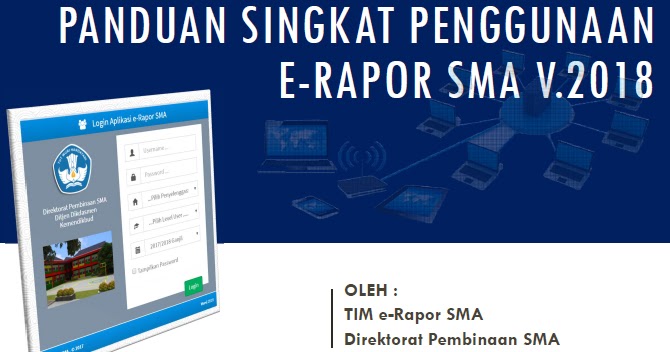 Juknis / Panduan Penggunaan Aplikasi E-Rapor SMA Versi 2018a | Edukasi PPKn