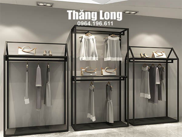 Chọn khung treo quần áo bằng sắt cho không gian thêm tiện nghi - Giá kệ để hàng siêu thị