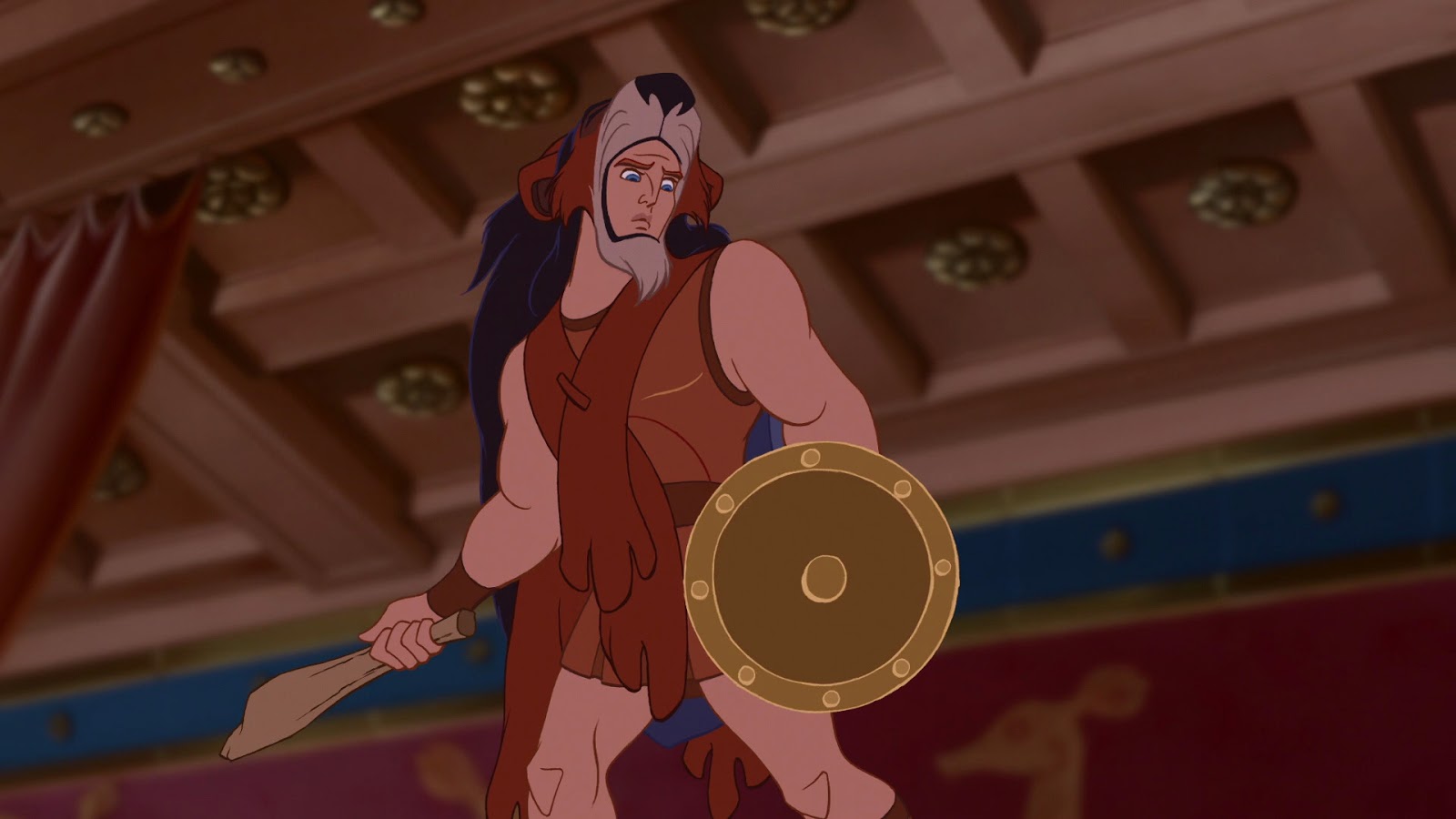 Hercules Lion Skin Scar