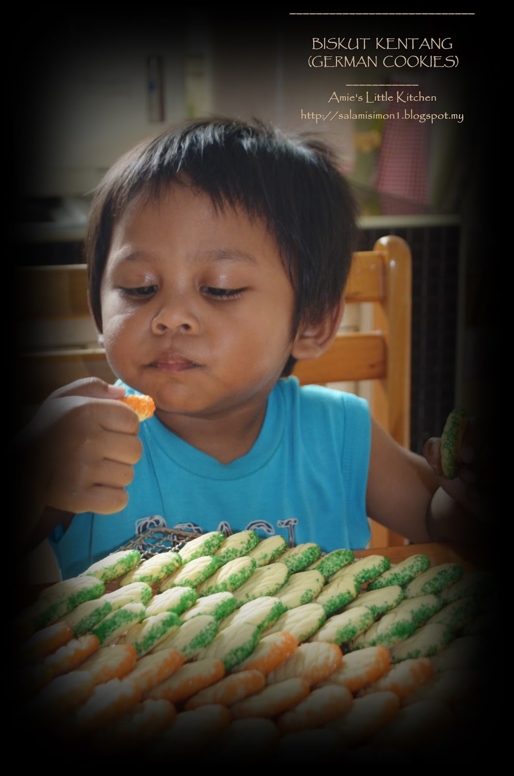 German Cookies (Biskut Kentang) - Amie's Little Kitchen