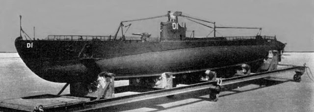 model ships in the cinema: Submarine D1 1937