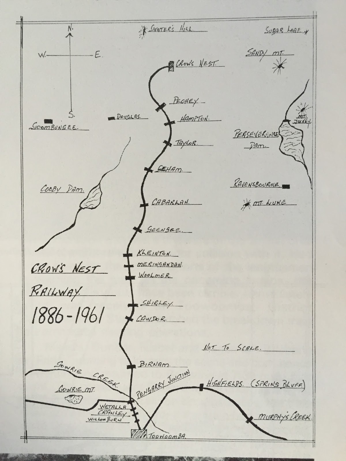 Geengee Reserve Cabarlah: History of Geengee Railway Station 1886-1961