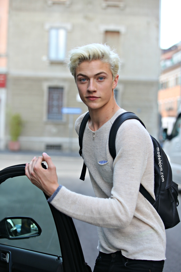 MODELS JAM: Lucky Blue Smith, Milano, June 2015