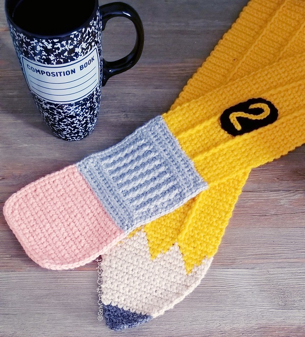 Crochet Pencil Scarf - Sew Crafty Crochet