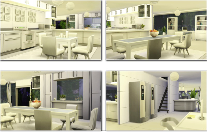 White Glass House #3 | Sims 4 Houses