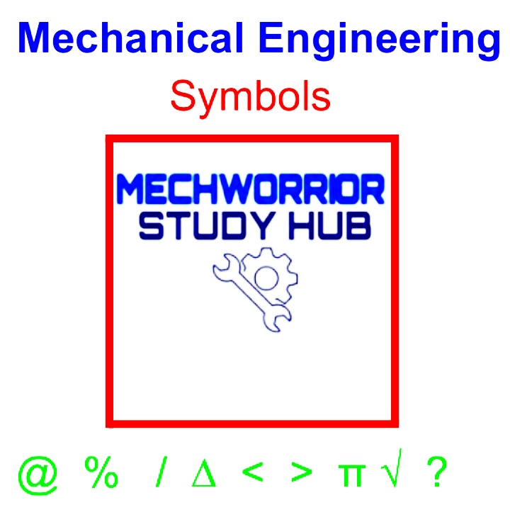 Important Symbols of Engineering