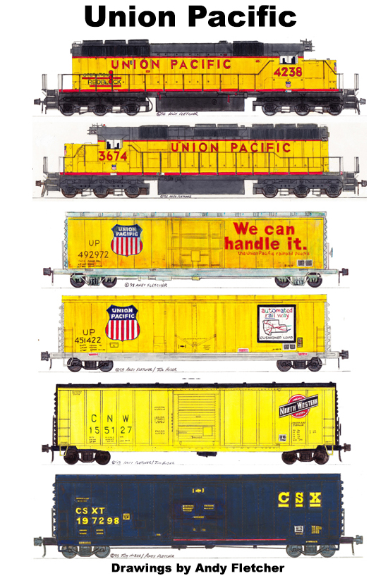 Andy Fletcher Blog-: A Union Pacific Freight Train Heads For ...
