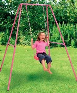 FOR SALE: Cash and Carry: Kids Active pink single swing, For Ages 3-10 ...