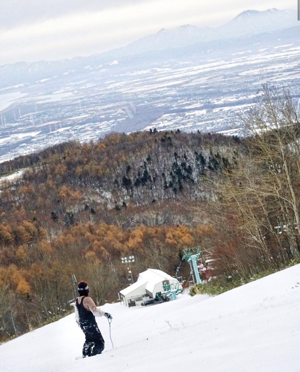 Wind aus Sapporo: Erster Schnee in Mt.Teine