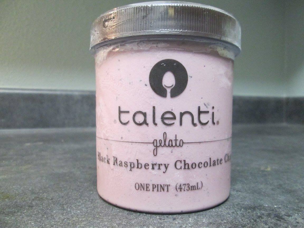 David's Ice Cream Reviews: Talenti - Black Raspberry Chocolate Chip