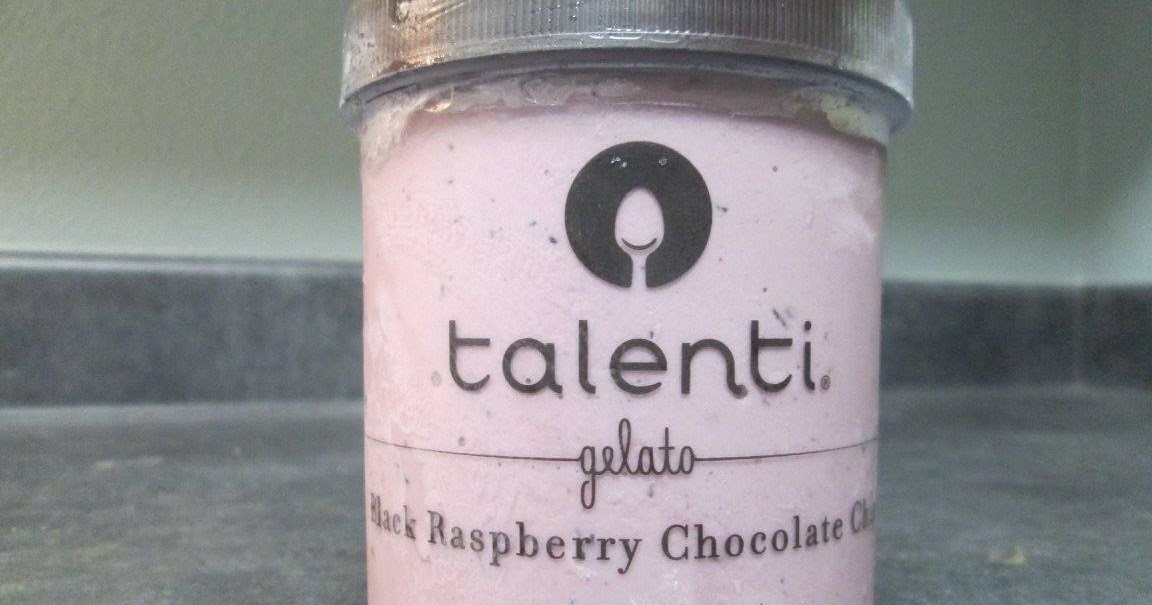 David's Ice Cream Reviews: Talenti - Black Raspberry Chocolate Chip
