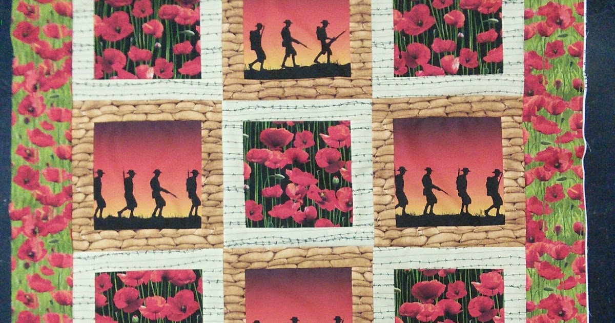 Cynthia's Creating Ark: Anzac Day Quilt is completed.