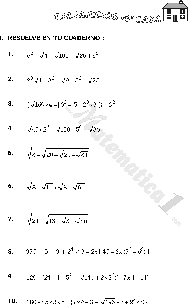 OPERACIONES COMBINADAS
