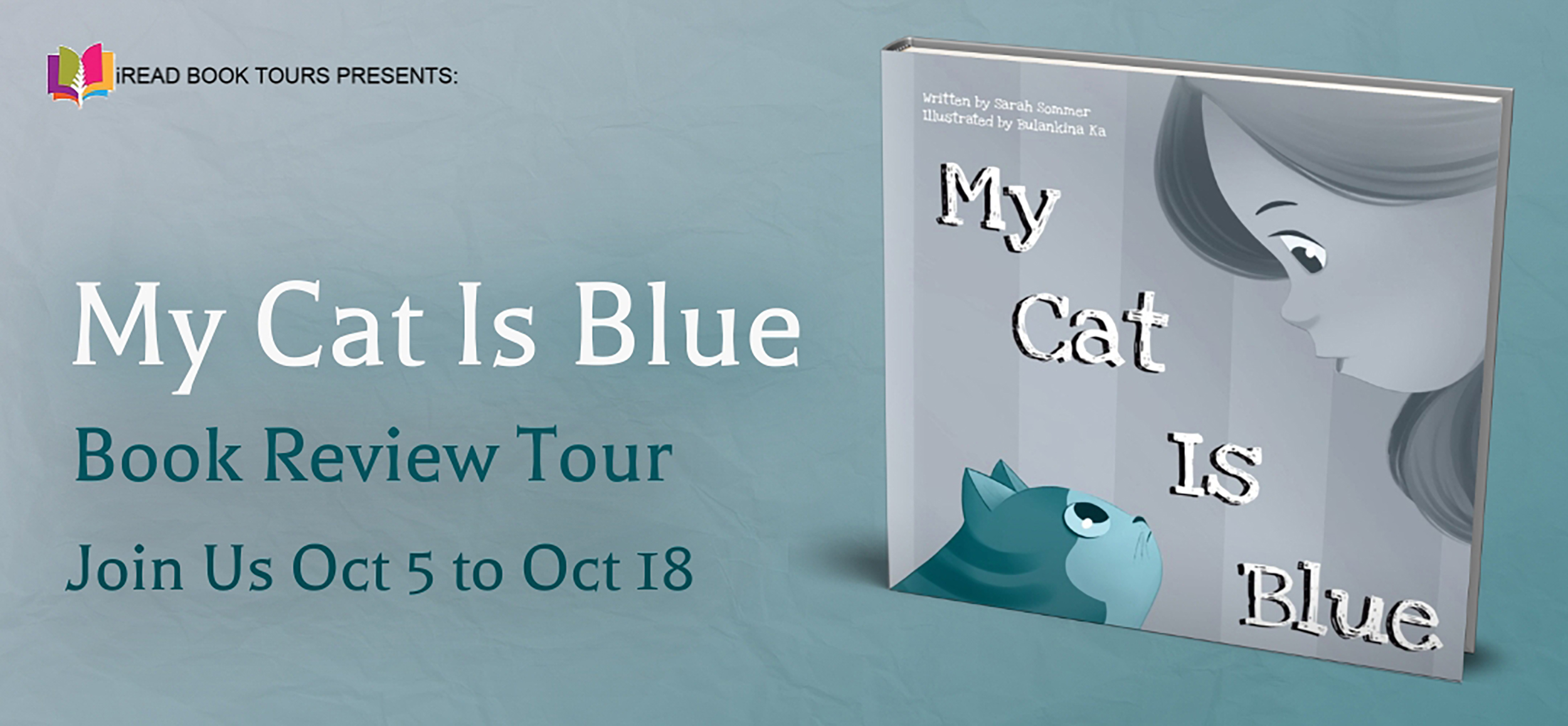 My Cat Is Blue Book Review Tour - Lisa's Reading