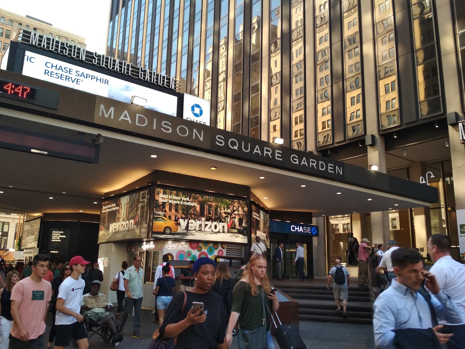 CHINAR SHADE : MADISON SQUARE GARDEN MANHATTAN NEW YORK