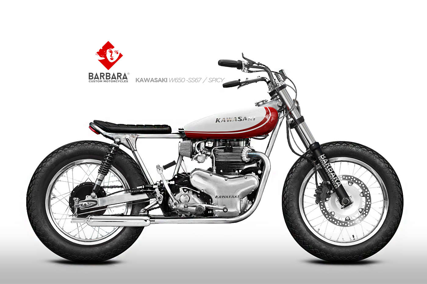 XR750 - RED TAIL + 650W SPICY / Barbara Custom Motorcycles