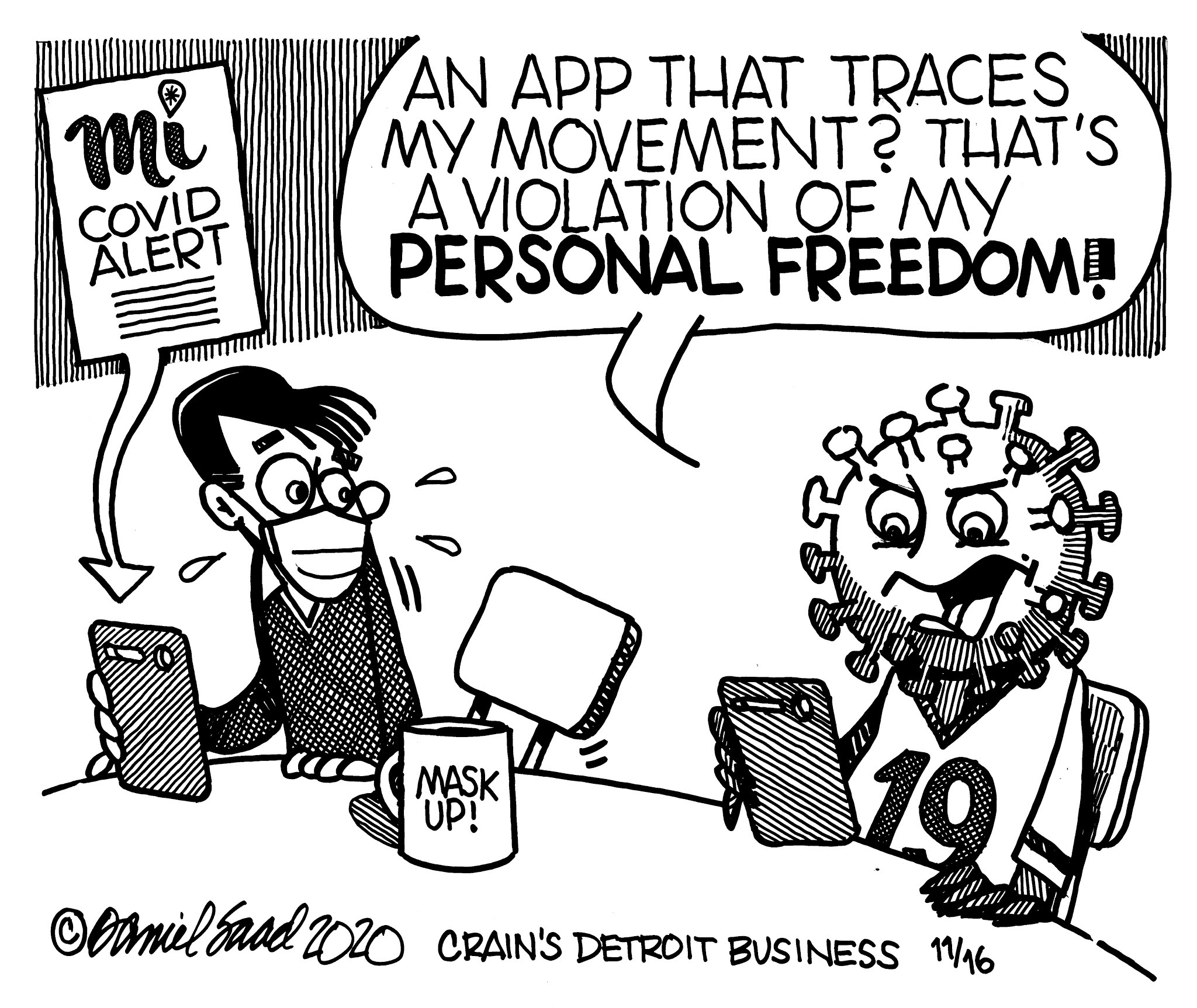 Pen Points: Cartoon of the Week: Sick of Personal Freedom?