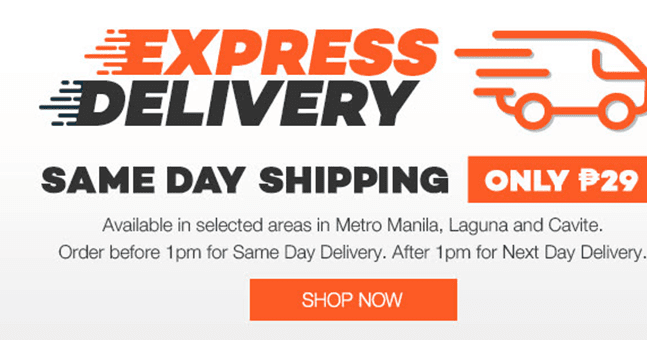 Lazada’s Announces Express 1 Day Delivery For PHP 29