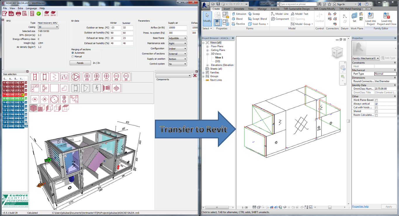 Revit Add-Ons: SALDA and AGACAD Collaborate on Free VentMaster Add-in