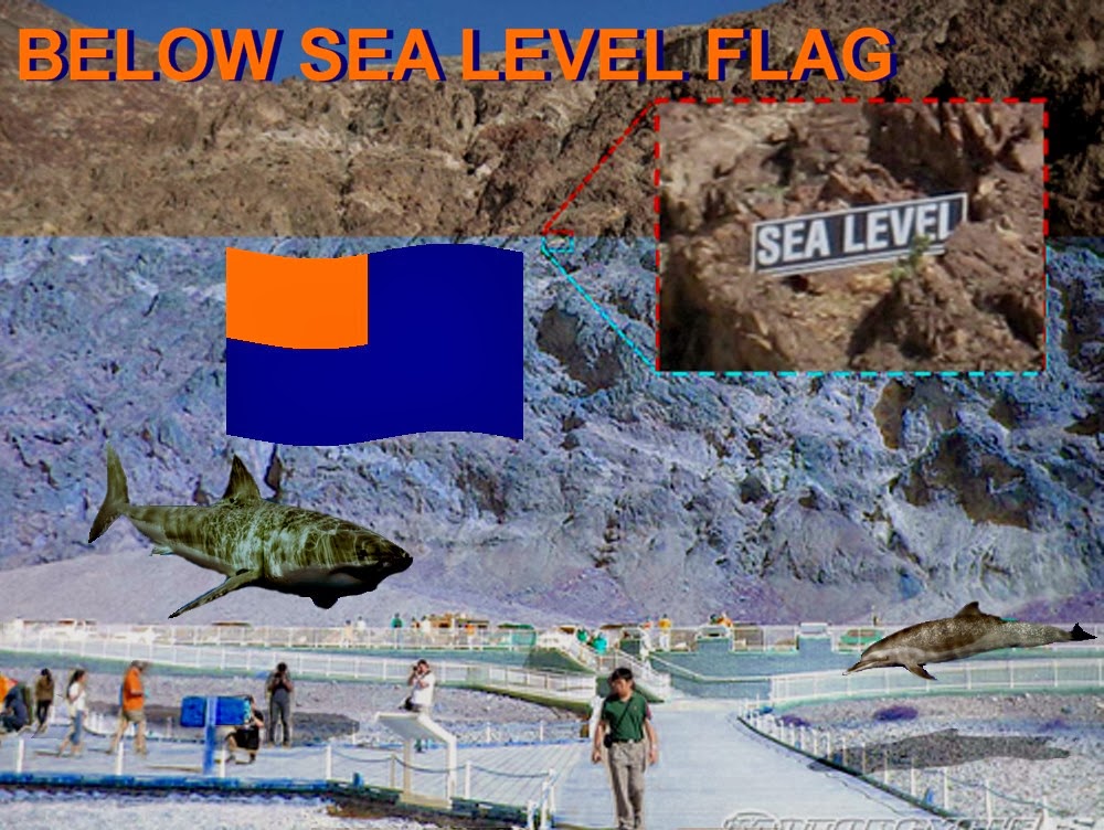 The Voice of Vexillology, Flags & Heraldry: Area is Below Sea Level Flag