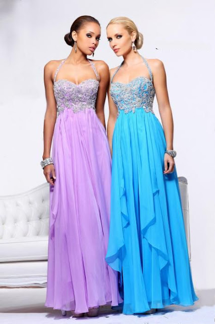 MEDIUM LENGTH HAIRCUT: PRETTY PROM DRESSES: LOOK PRETTY WITH THEM