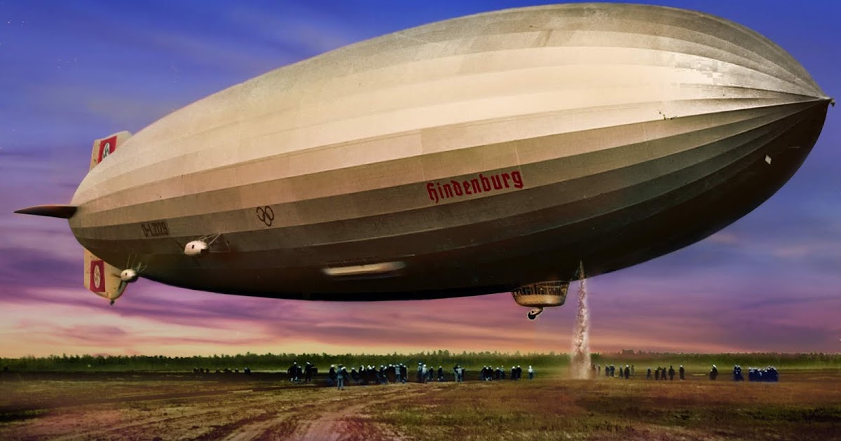 Colors for a Bygone Era: The majesty of Hindenburg, colorized in a 1936 ...