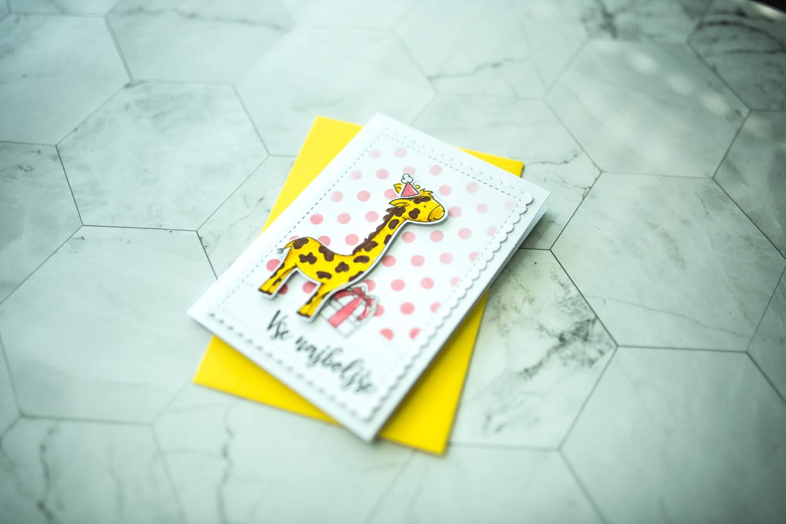 Rojstnodnevna žirafa - Pia S HANDMADE