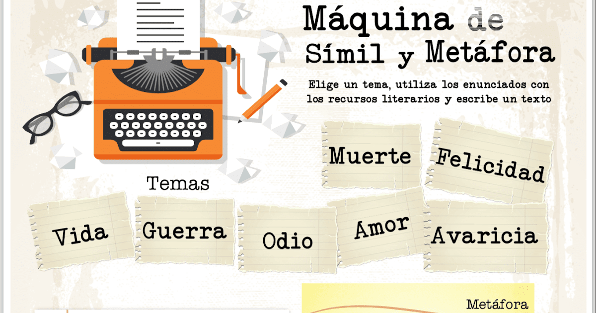 EL POEMA: METÁFORA Y SÍMIL