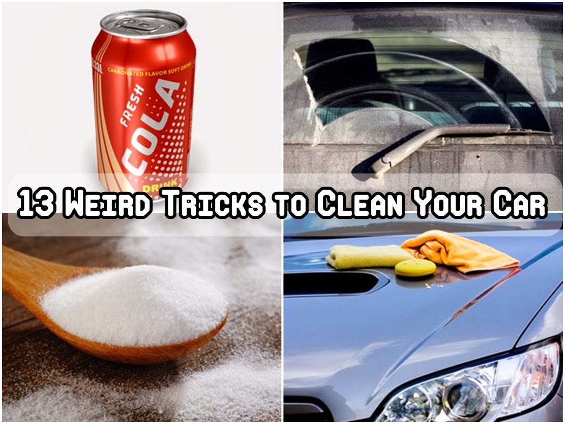 13 Weird Tricks to Clean Your Car - Handy DIY