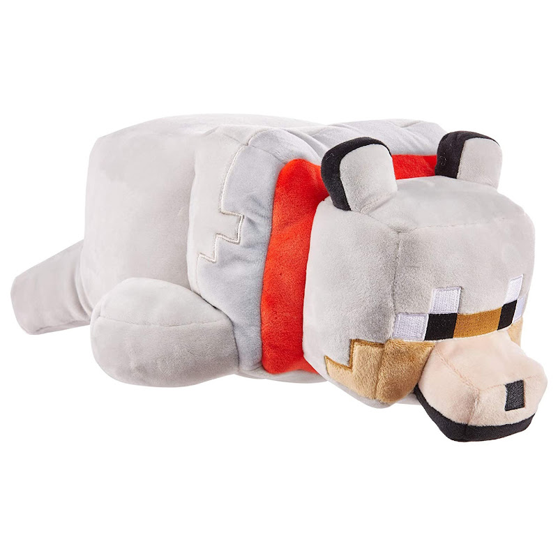 Minecraft Wolf Mattel 12 Inch Plush | Minecraft Merch