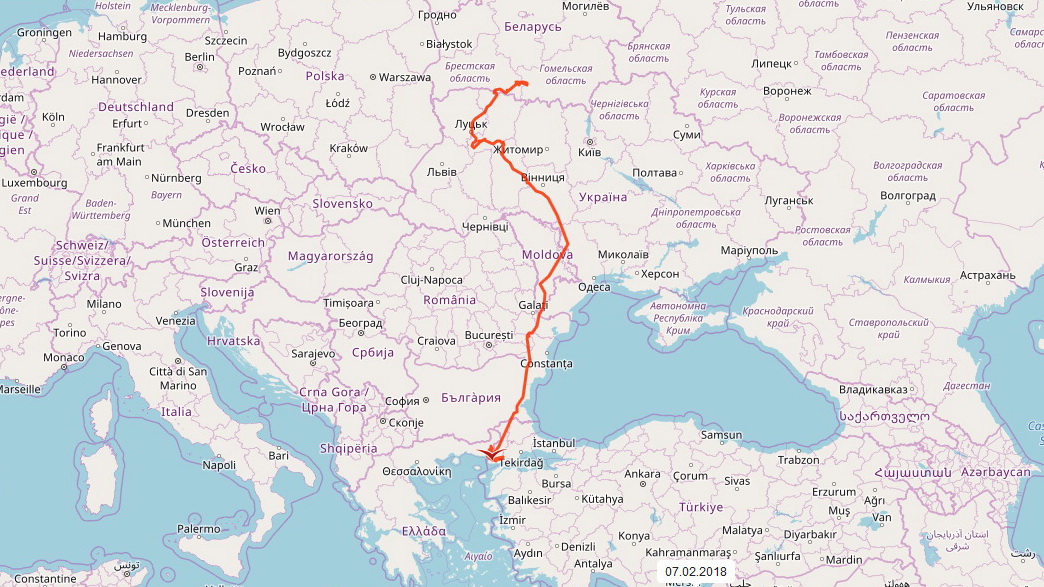 Το ταξίδι της Denisa στον Έβρο