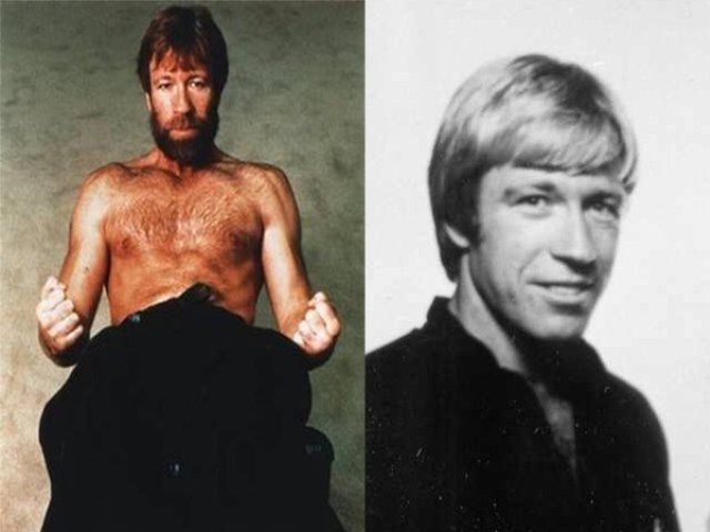 Just for fun pic: Chuck Norris Without Beard And Moustache