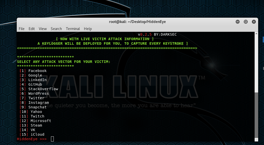 Kali Linux Instagram Hacks Brute Force Attack 2018 Working 100