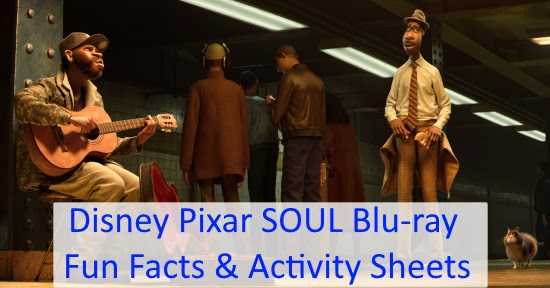 Fun Facts for Disney Pixar SOUL Blu-ray & Activity Sheets - The Mommy ...