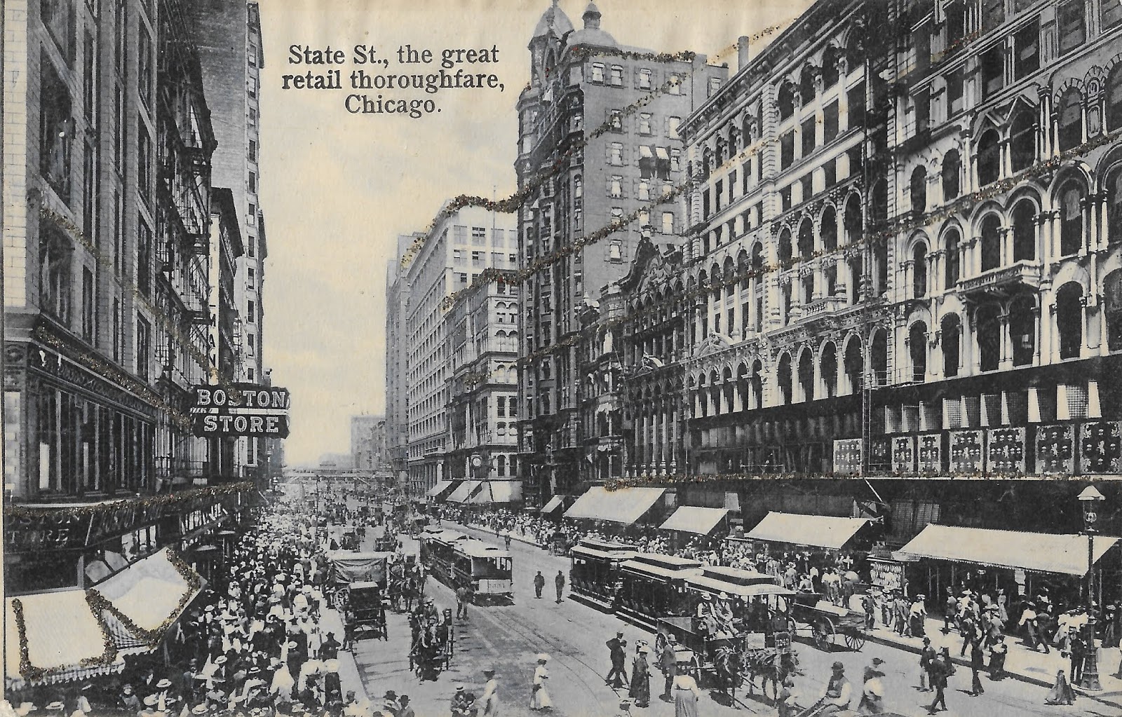 Early Chicago Streetlife: Congestion Everywhere