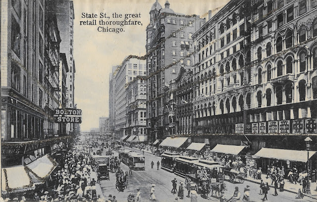 Early Chicago Streetlife: Congestion Everywhere