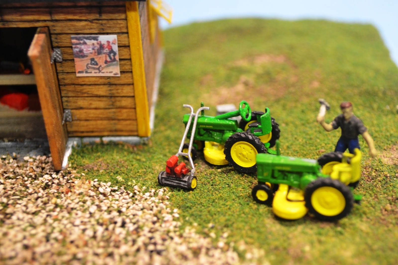 Nirvana Valley Model Railroad: Lawn Mower/Small Engine repair shop ...