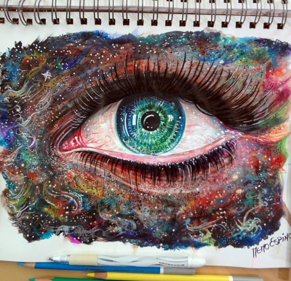 Lukisan Pensil Warna Seni Visual