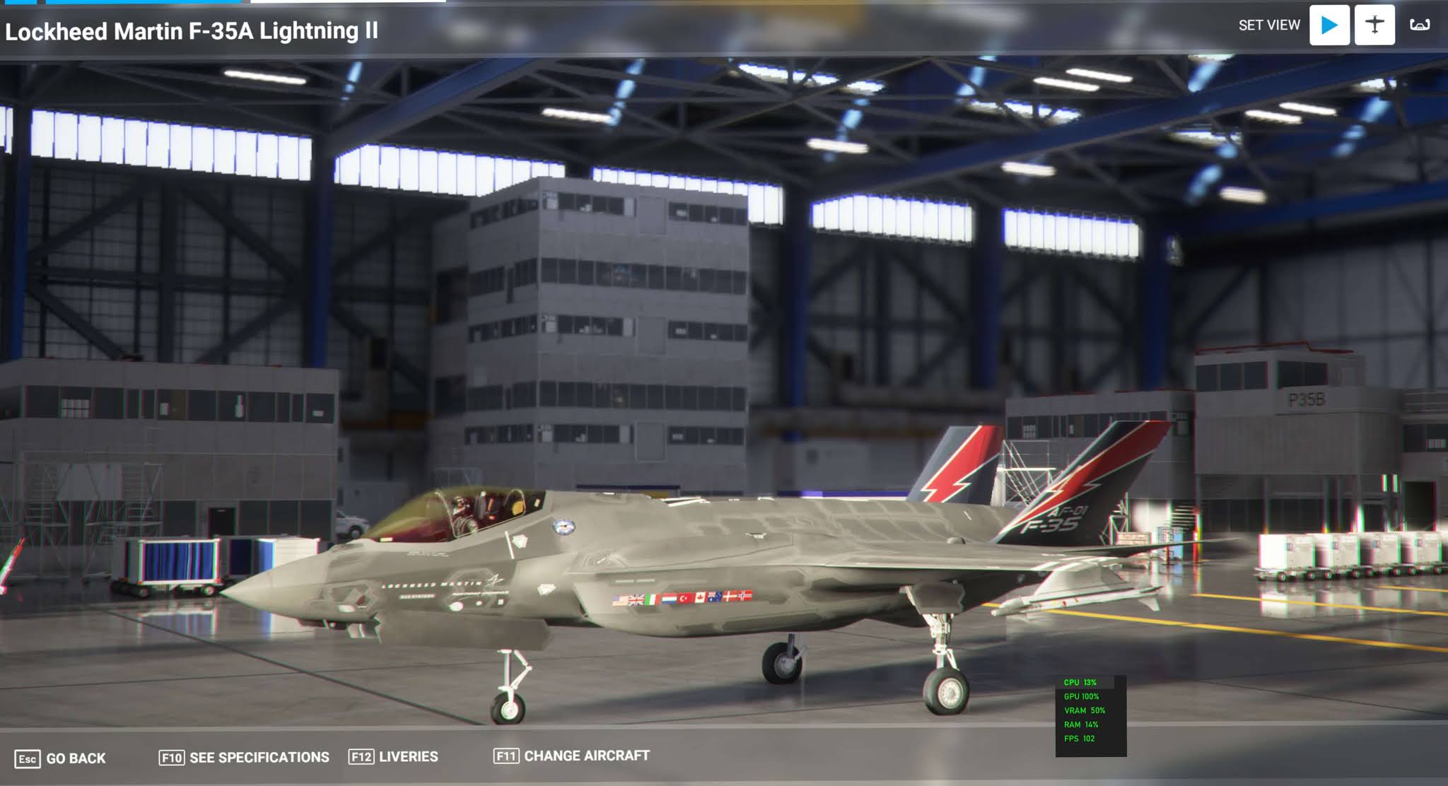 MSFS2020 - Lockheed Martin F35A Freeware Aircraft - V.1.0 + (Liveries)