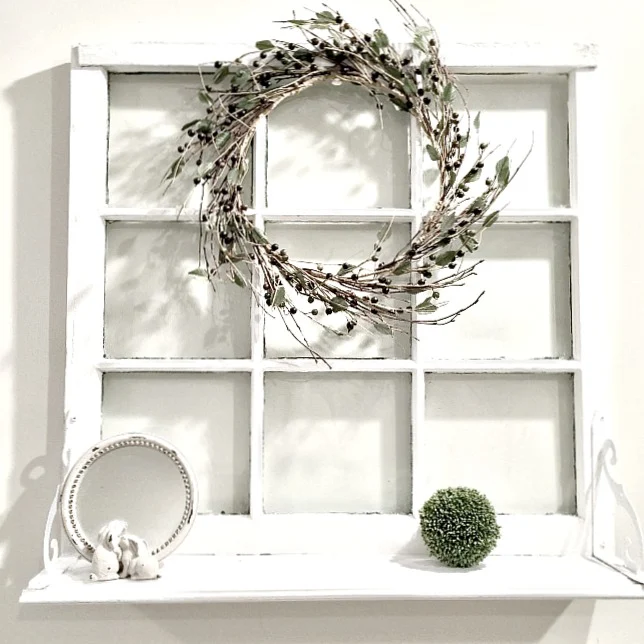 Vintage Window Shelf From Old Window